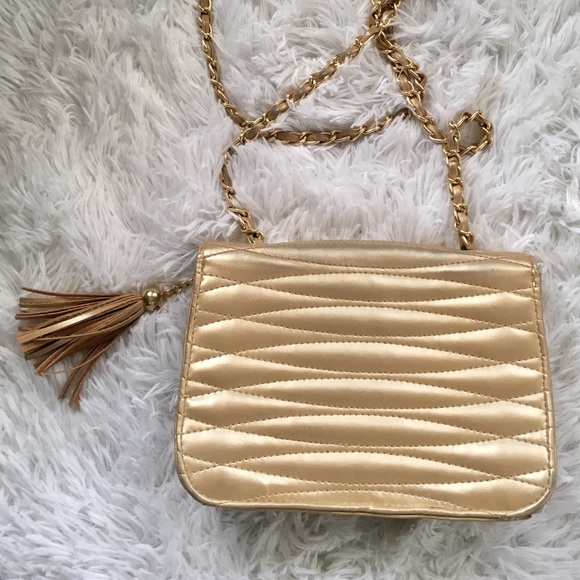 Bechamel | Bags | Pearly Creme Quilted Crossbody Bag | Poshmark
